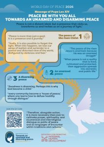 59th World Day of Peace: January 1, 2026 - Diocese of Ballarat